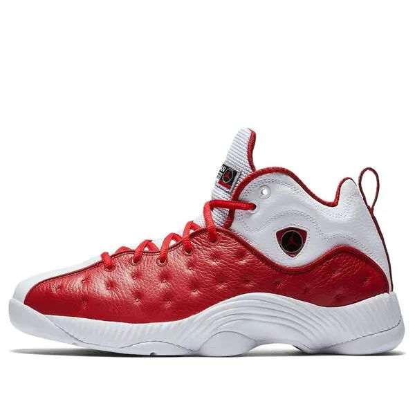 JORDAN Jumpman Team 2 High Top Sneakers - White/red