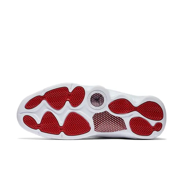 JORDAN Jumpman Team 2 High Top Sneakers - White/red