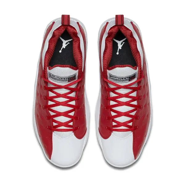 JORDAN Jumpman Team 2 High Top Sneakers - White/red