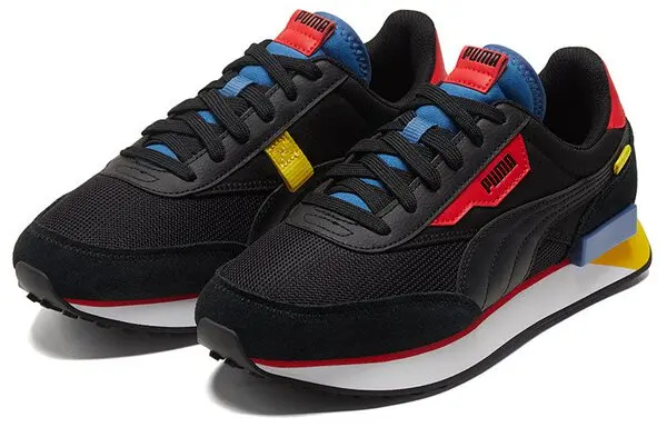 PUMA Future Rider "neon Play" Low Top Sneakers - Black