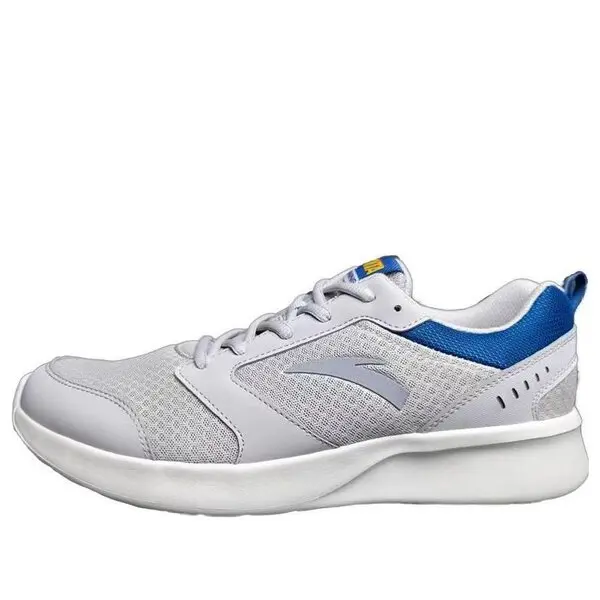 ANTA Athletic Lace-up Sneakers - Grey/white/blue
