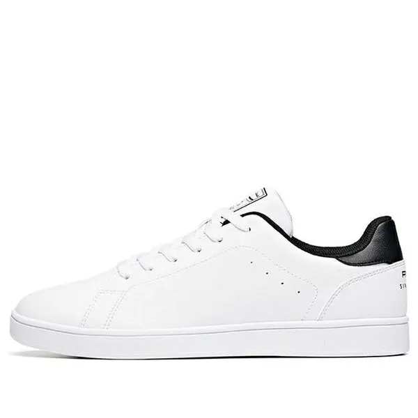 ANTA Skateboarding Series Lace-up Sneakers - White/black