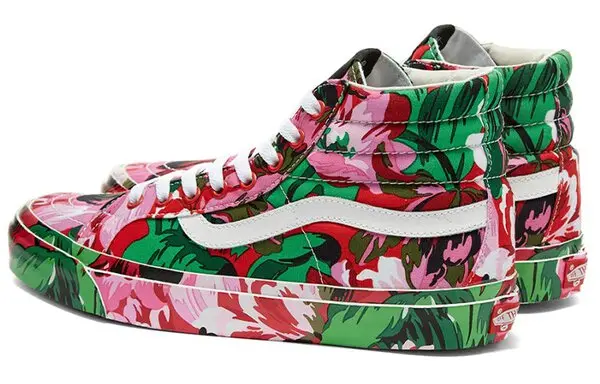 VANS X Kenzo Og Sk8-hi Lx "floral - Red