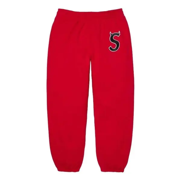 Supreme Ss26 Devil S Logo Sweatpant - Red