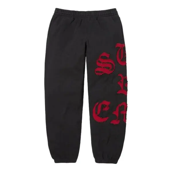 Supreme Ss26 Cut Out Sweatpant - Black