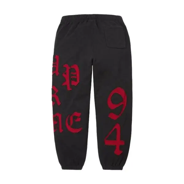 Supreme Ss26 Cut Out Sweatpant - Black