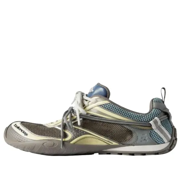 Balenciaga Radar Sneakers - Brown/blue/yellow