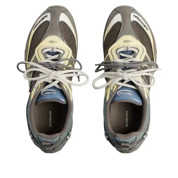 Balenciaga Radar Sneakers - Brown/blue/yellow