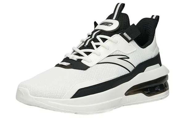 ANTA Life Series Sneakers Leather 'white Black Silver