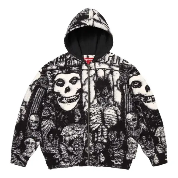 Supreme X The Misfits Ss26 Zip Up Hooded Sweater
