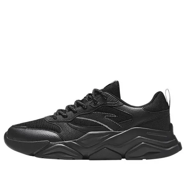 ANTA Running Series Lace-up Sneakers - Black