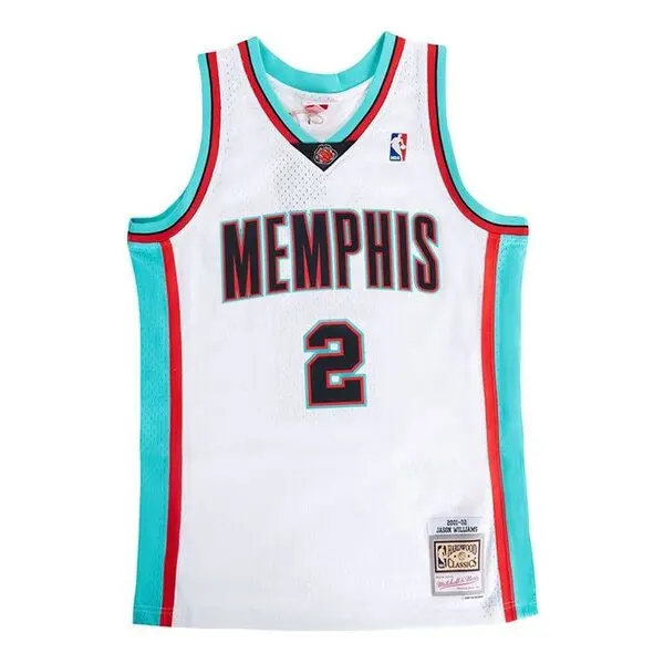 Mitchell & Ness X Nba Memphis Grizzlies 2001-02 Swingman Jersey - White/red/teal