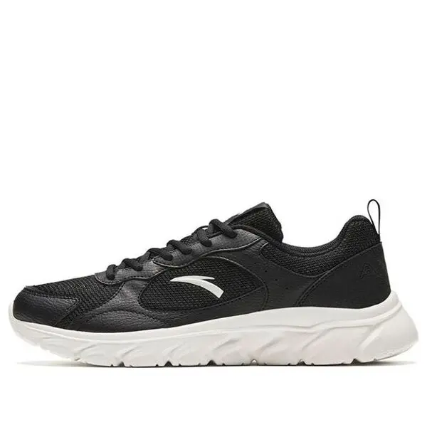 ANTA Athletic Lace-up Sneakers - Black/white