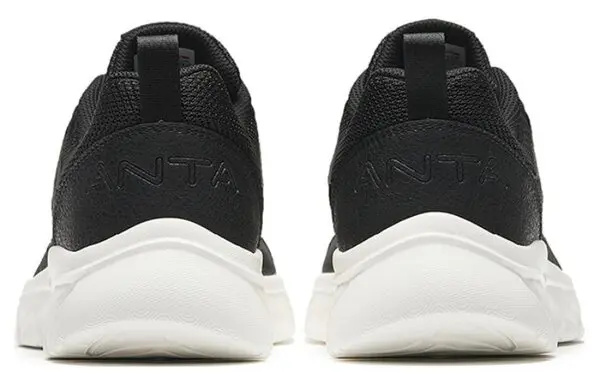 ANTA Athletic Lace-up Sneakers - Black/white