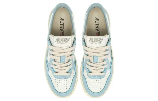 AUTRY Medalist Low Bicolor Sneakers - White/blue