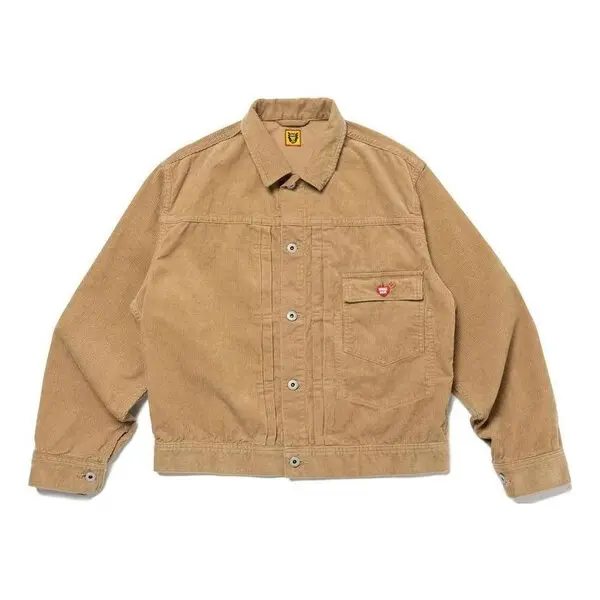 HUMAN MADE Dachs Corduroy Work Jacket - Beige