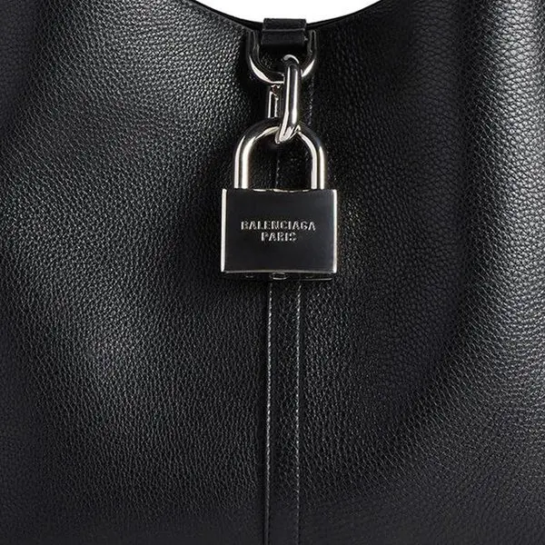 Balenciaga Locker Medium North-south Hobo Bag - Black