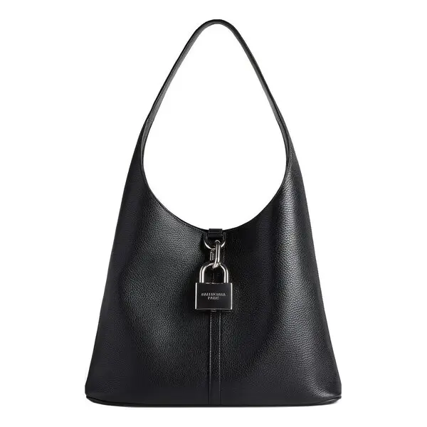 Balenciaga Locker Medium North-south Hobo Bag - Black