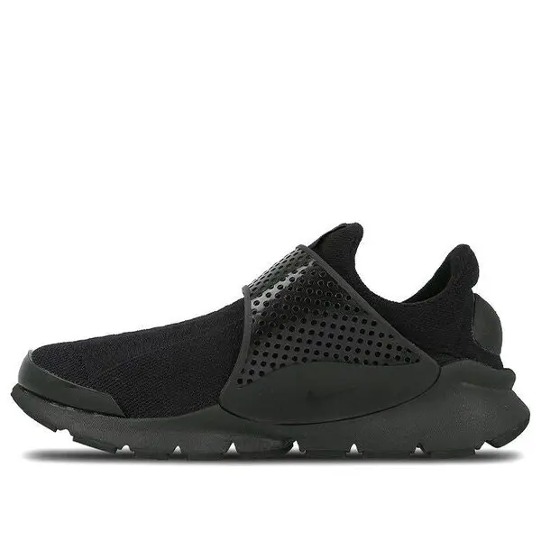 Nike Sock Dart "triple Black" Athletic Sneakers - Black/black-volt