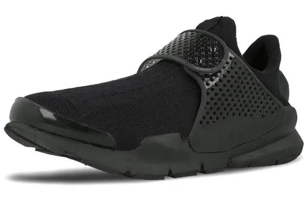 Nike Sock Dart "triple Black" Athletic Sneakers - Black/black-volt