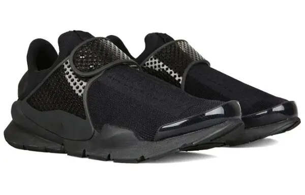 Nike Sock Dart "triple Black" Athletic Sneakers - Black/black-volt