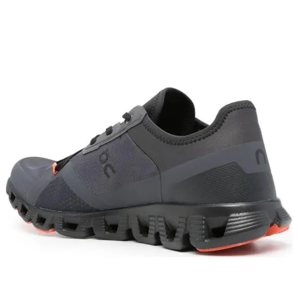 On Cloud X 3 Athletic Sneakers - Grey/orange