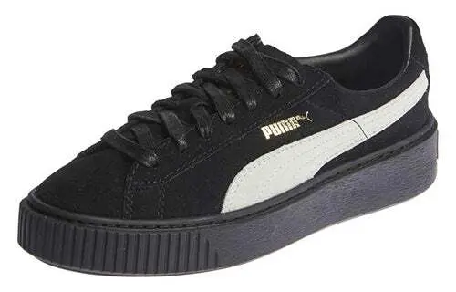 PUMA Suede Platform Sneakers - Black/white