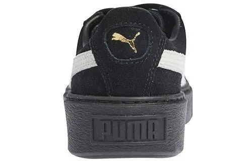 PUMA Suede Platform Sneakers - Black/white