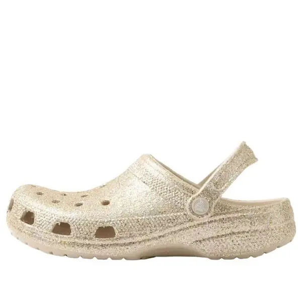 CROCS Classic Chunky Glitter Clog - Sandstone