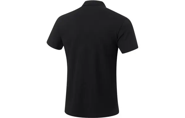 LI-NING Logo Training Polo Shirt - Black