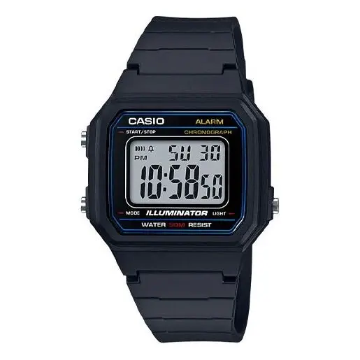Casio Digital Water Resistant Watch - Black