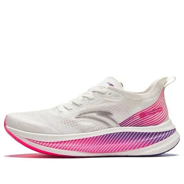 ANTA Horsepower Athletic Sneakers - White/pink