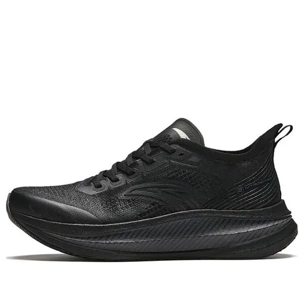 ANTA Horsepower Lace-up Athletic Sneakers - Black