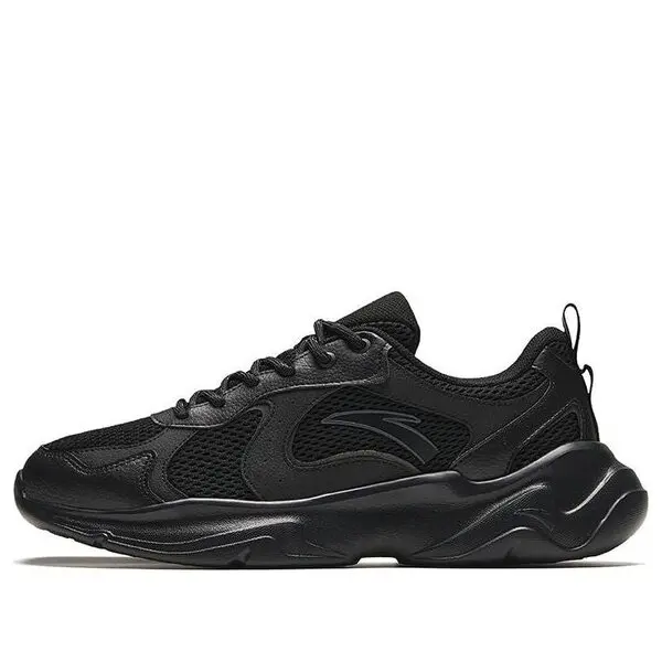 ANTA Casual Lace-up Sneakers - Black