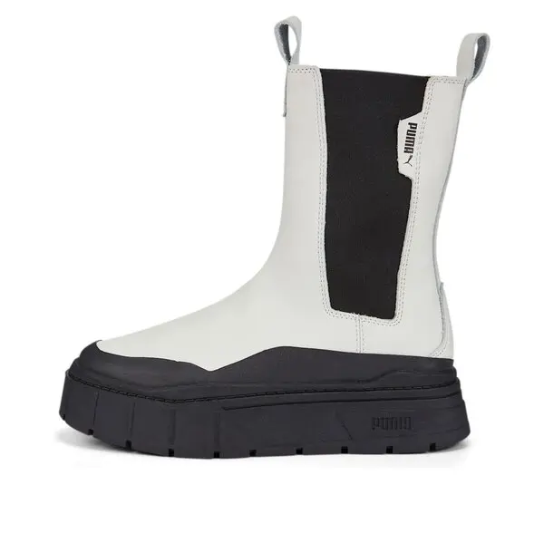 PUMA Mayze Stack Chelsea Boots - Vaporous Grey/black