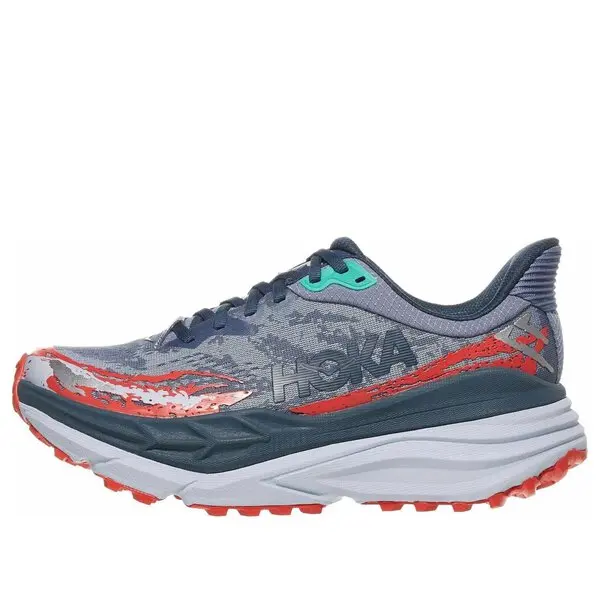 Hoka One One Stinson Anchor Gull Trail Runners - Anchor/gull