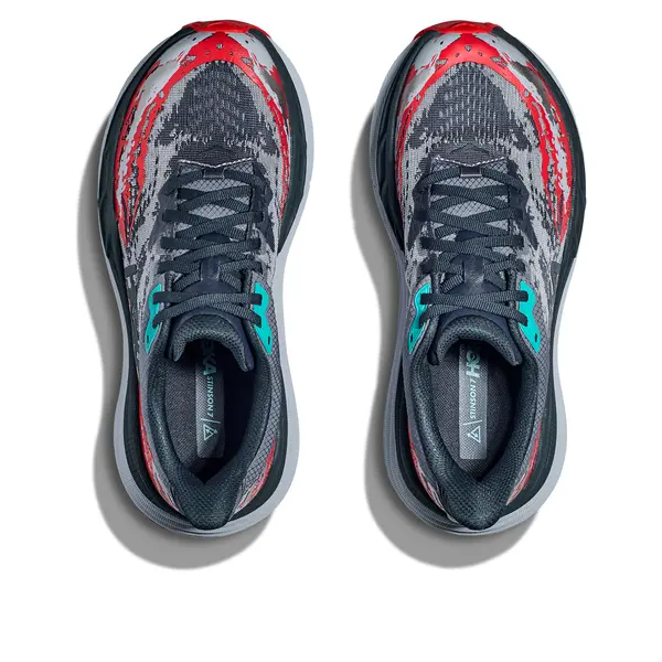 Hoka One One Stinson Anchor Gull Trail Runners - Anchor/gull