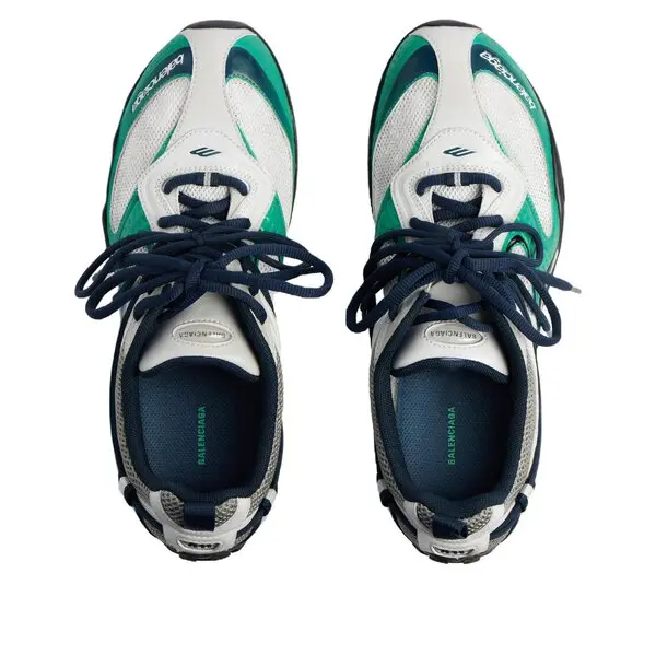 Balenciaga Radar Sneakers - Grey/green/black