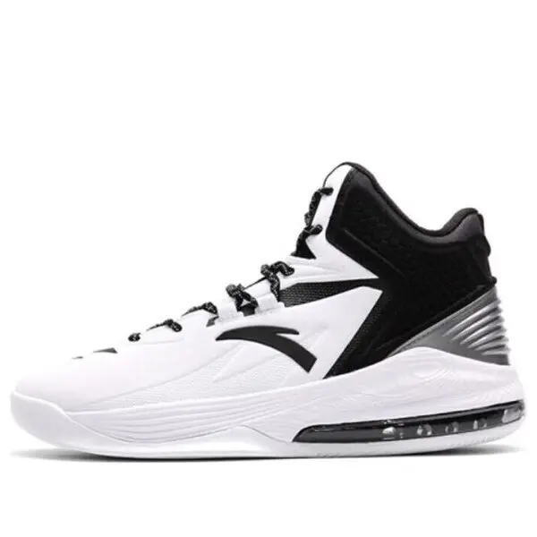 ANTA High-top Basketball Sneakers - White/black