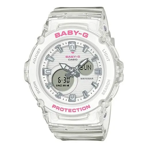Casio Baby-g Bga-270s-7a Water Resistant Watch - White