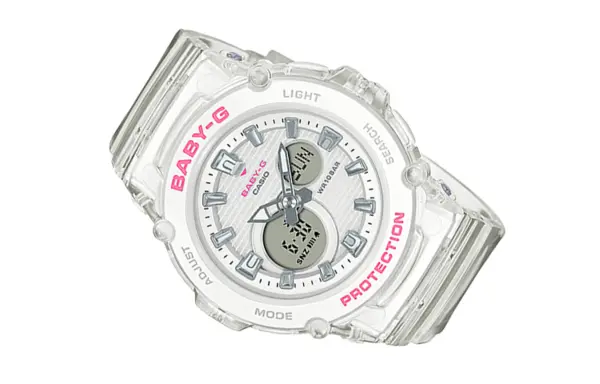 Casio Baby-g Bga-270s-7a Water Resistant Watch - White