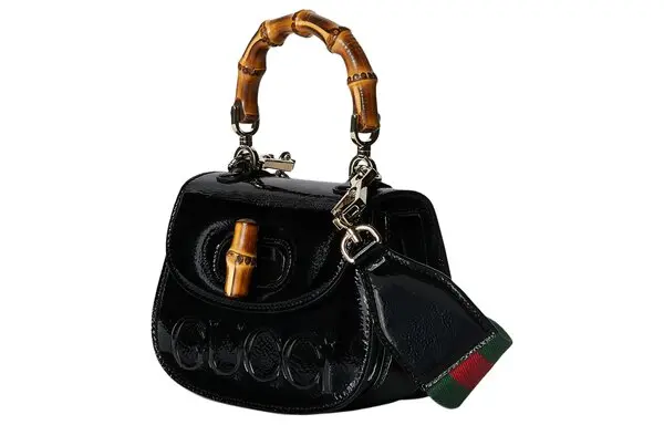 Gucci Bamboo 1947 Mini Top Handle Bag - Black