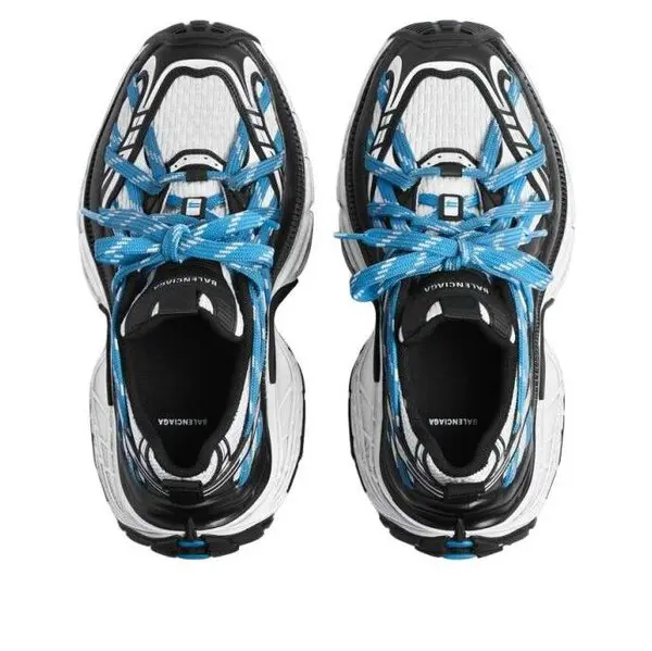 Balenciaga 6xl Extreme Laces Sneakers - White/blue/black