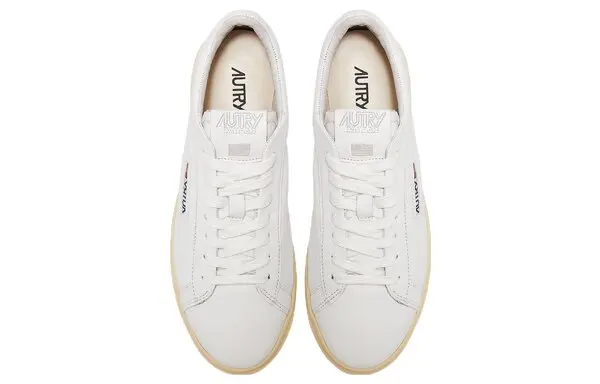 AUTRY Dallas Leather Low Sneakers - White