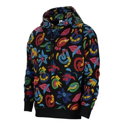 Nike Lab Collection Printed Hooded Pullover - Multi/black