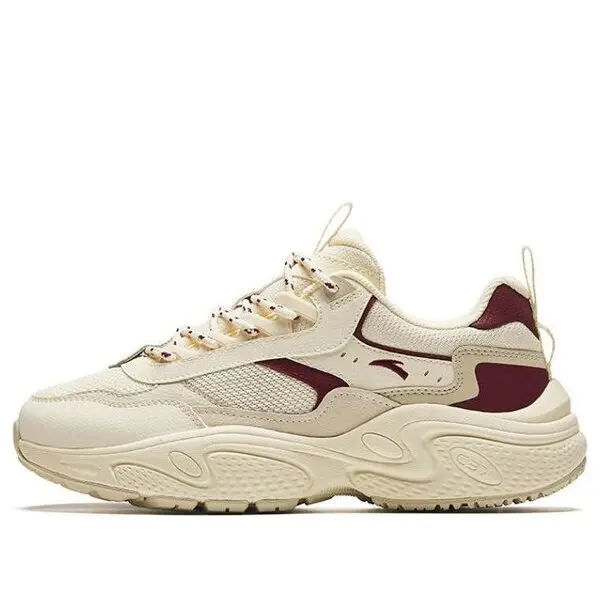 ANTA Star Sneakers - Beige/red