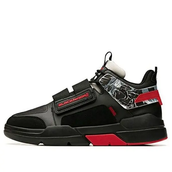ANTA X Marvel "black Widow" Athletic Sneakers - Black/red