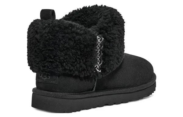 UGG Classic Ultra Mini Braid Boots - Black