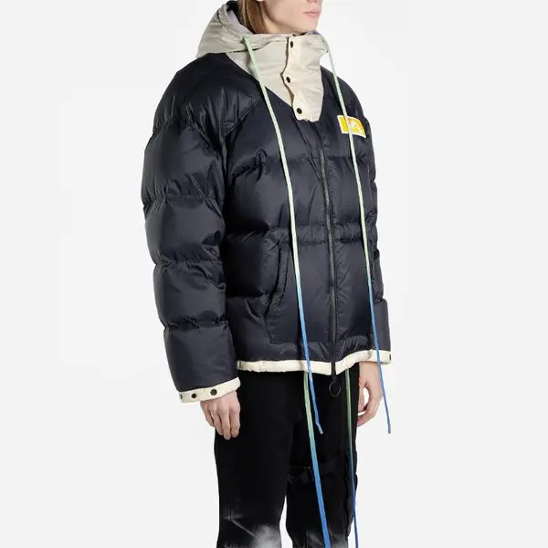Off-White Zip Up Puffer Jacket