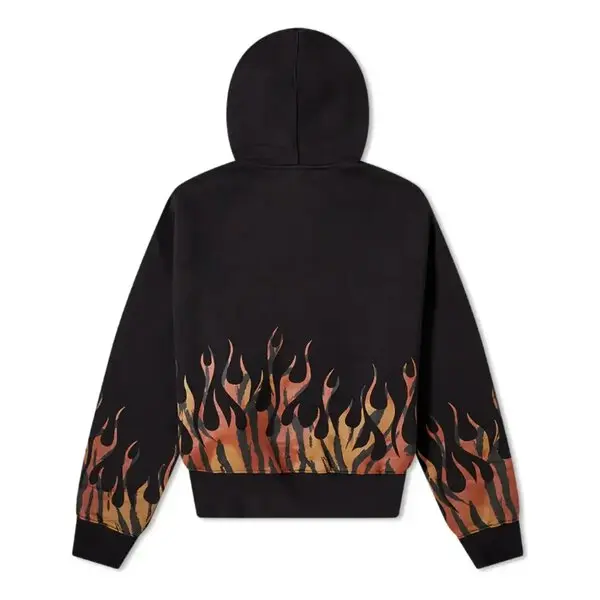 Palm Angels Tiger Flames Popover Hoodie